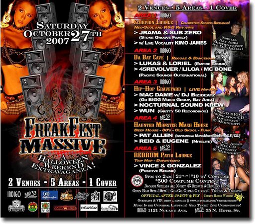 Freakfest Massive - Halloween Weekend Party! - First Friday Hawaii